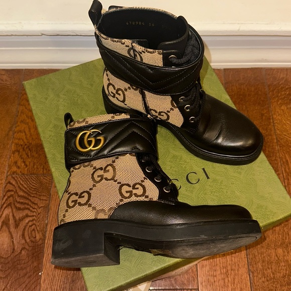 Gucci | Shoes | Gucci Marmont Boots | Poshmark